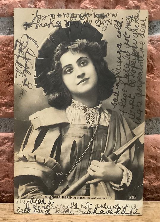 1906 Antike AK - MISS NORA KERIN Schauspielerin aus England (Gebraucht ...
