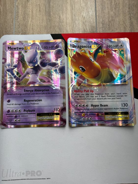 Pokémon *JUMBO* Mewtwo EX / Dragonite EX - Evolutions (Neu (gemäss ...