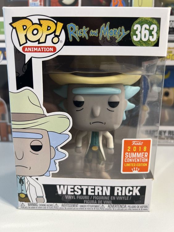 Funko POP! Animation Rick & Morty Western Rick Limitée (Gebraucht) in ...