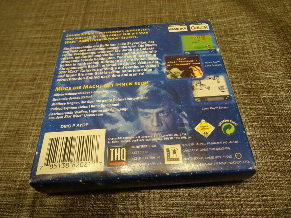Star Wars: Yoda Stories - Game Boy Color OVP (Gebraucht) in Olten für ...