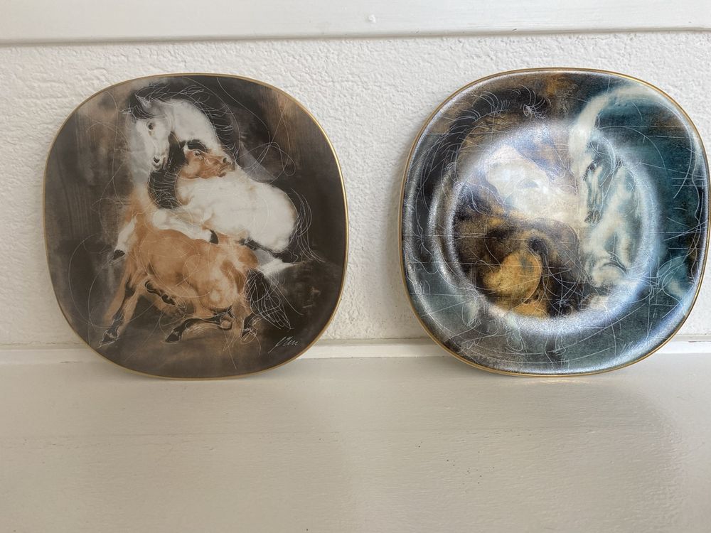 Keramik Teller Motiv Pferde Hans Erni | Kaufen auf Ricardo
