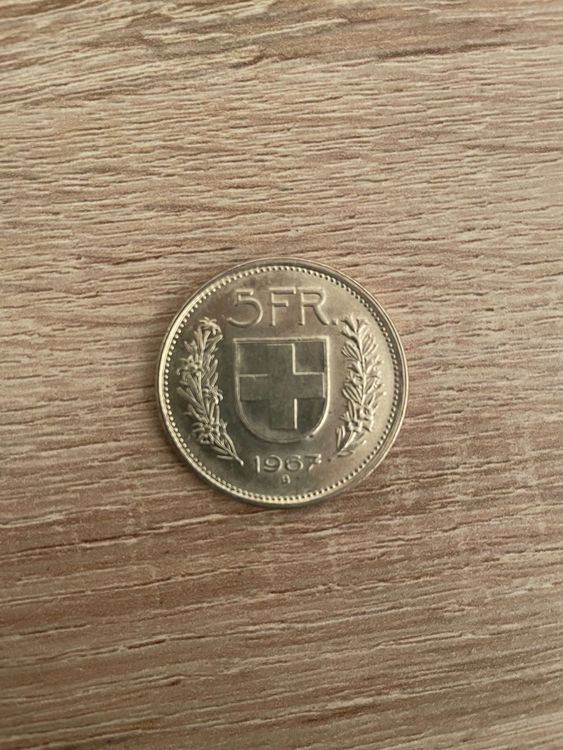 1967 5.- Liber Silber (Gebraucht) in Ettiswil für CHF 10 – mit Lieferung auf Ricardo kaufen