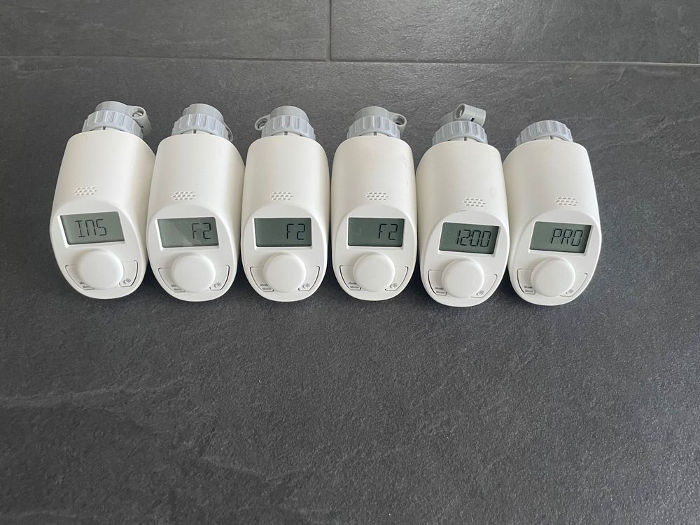 Eqiva 6er-Set Elektronischer Heizkörperthermostat | Kaufen auf Ricardo