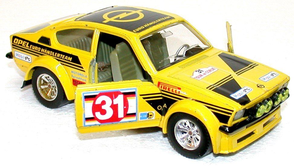 Opel Kadett C Coupé GT/E Rally, BBURAGO 1:24 | Kaufen auf Ricardo