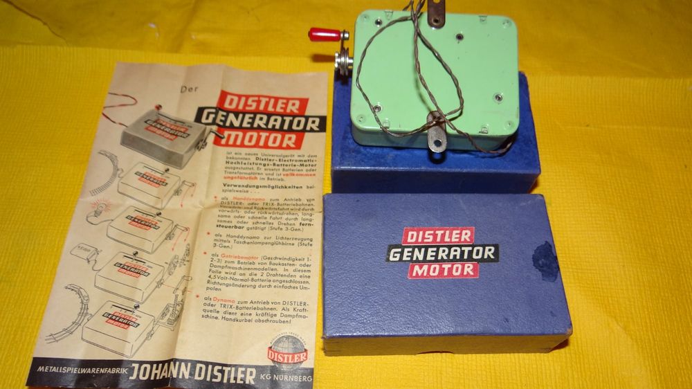 Original Distler Generator Motor guter Zustand, selten OVP | Kaufen auf ...