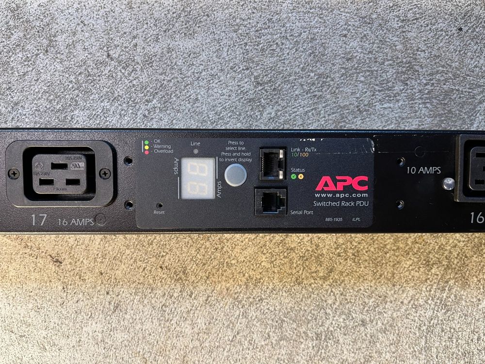 APC PDU 7954 16A (Managed PDU) (Gebraucht) in Hagendorn für CHF 75 ...
