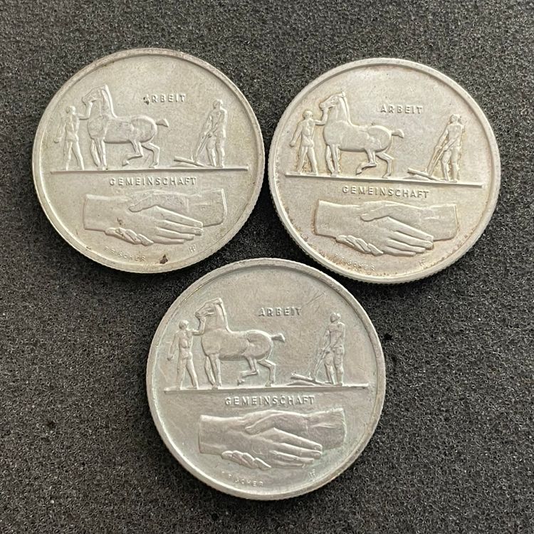 3 Stück 5 Franken Silber Landi 1939 | Kaufen auf Ricardo