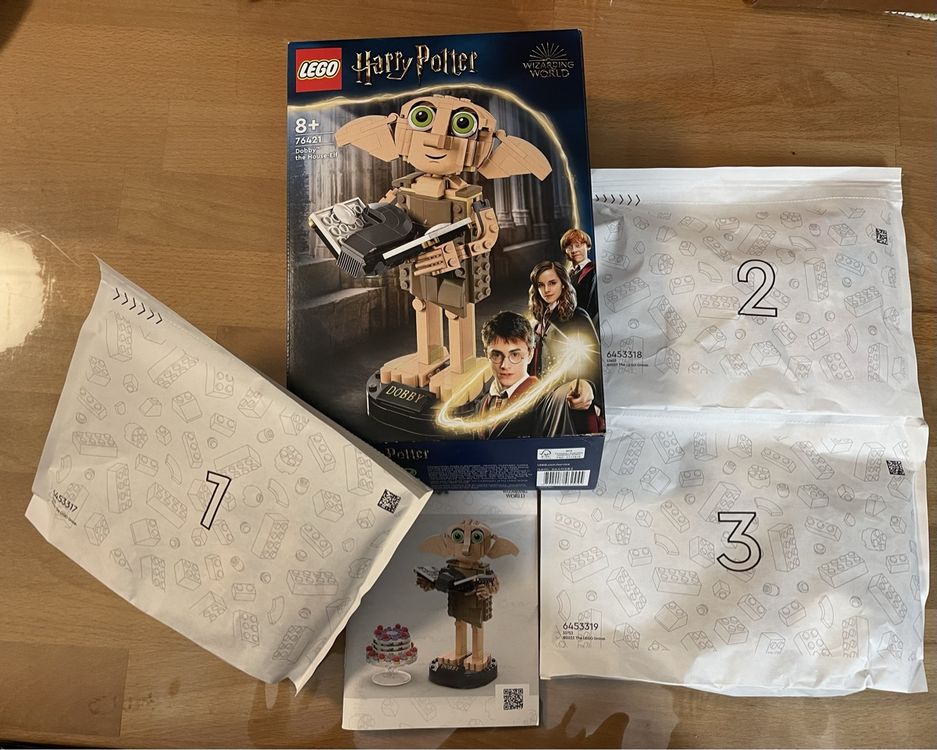 LEGO 76421 Harry Potter Dobby der Hauself. Nur Box offen. (Neu (gemäss ...
