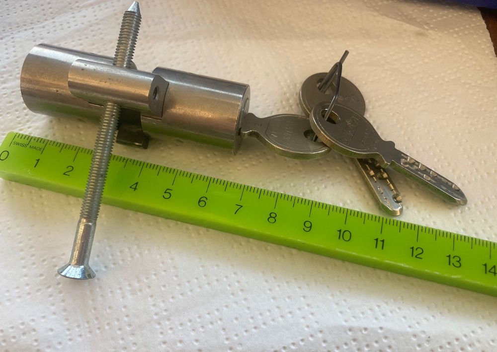 KABA 20 Zylinder Schloss mit 3 Schlüssel | Kaufen auf Ricardo