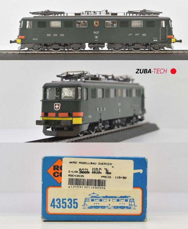 Roco 43535 E-Lok Ae 6/6 SBB H0 GS Analog mit OVP (Gebraucht) in St. Gallen für CHF 46 – mit ...