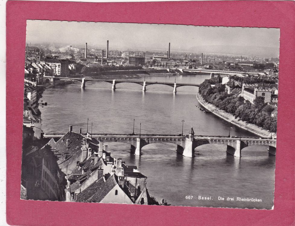 Basel Die drei Rheinbrücken | Kaufen auf Ricardo