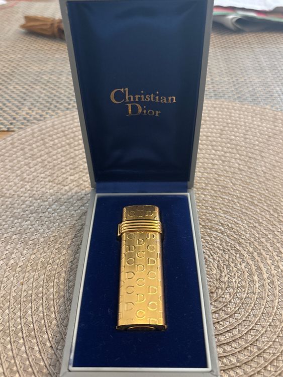 Briquet Christian Dior plaqué or, vintage de collection! (D'occasion) à ...