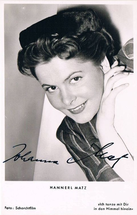 Johanna Matz 1932- Autogramm signiert Vintage Foto 9x14cm | Kaufen auf ...