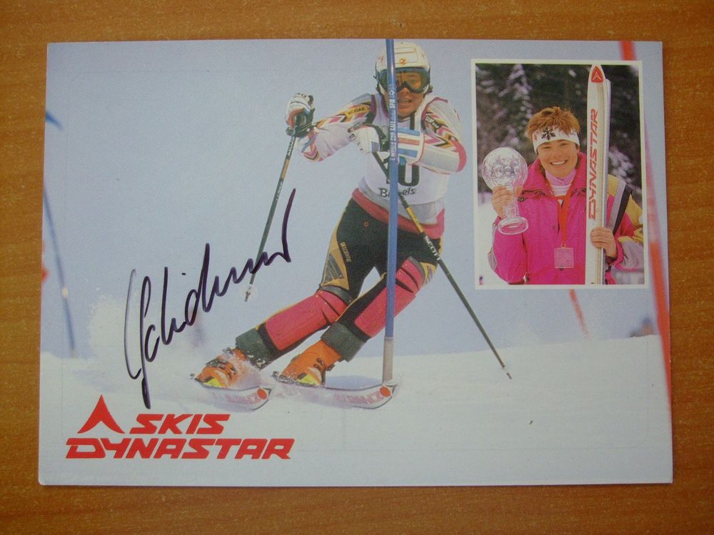 CORINNE SCHMIDHAUSER (CH) SKISTAR HANDSIGNIERT TOP AK (Gebraucht) in Schachen b. Reute für CHF ...