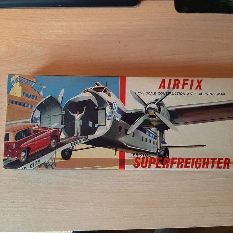 2123 ... Bristol 170 Super Freighter Mk 32 .. Airfix Serie 5 (Gebraucht ...