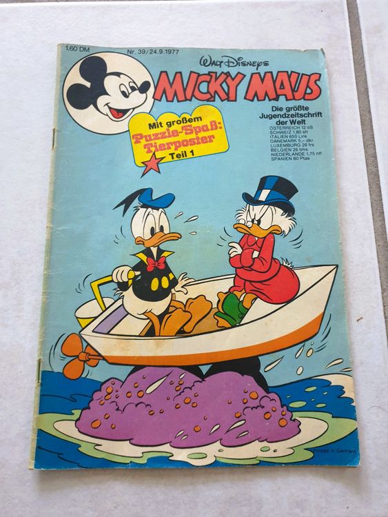 DONALD DUCK - MICKY MAUS - GOOFY / WALT DISNEY 1977 (Gebraucht) in Brüttisellen für CHF 1 – mit ...