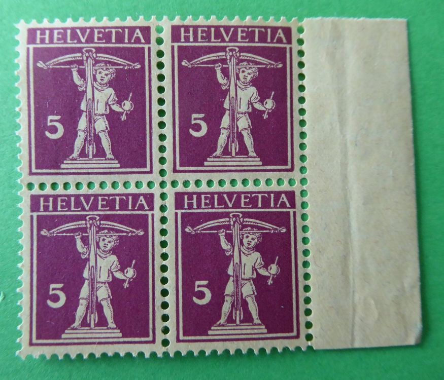 Tellknabe Nr. 170 4er Block postfrisch | Kaufen auf Ricardo