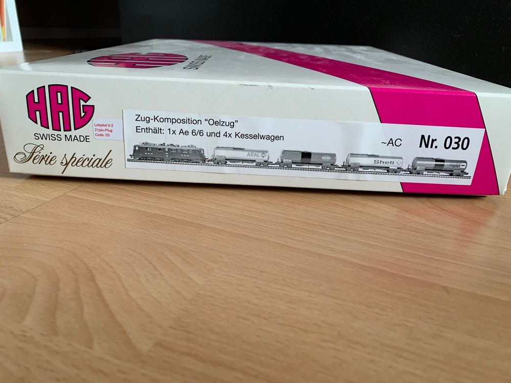 HAG Nr. 030 Zug-Komposition "Oelzug" SBB AC H0 | Kaufen auf Ricardo