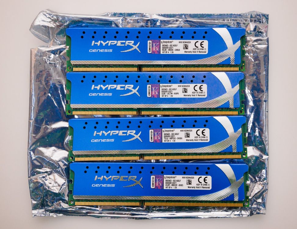 Kingston HyperX Genesis RAM 4x8 GB (Total 32 GB) DDR3 | Kaufen auf Ricardo