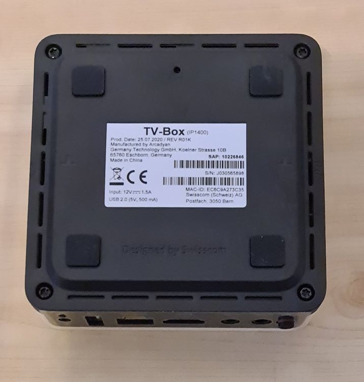 Swisscom TV-Box UHD (Gebraucht) in für CHF 20 – mit Lieferung auf ...