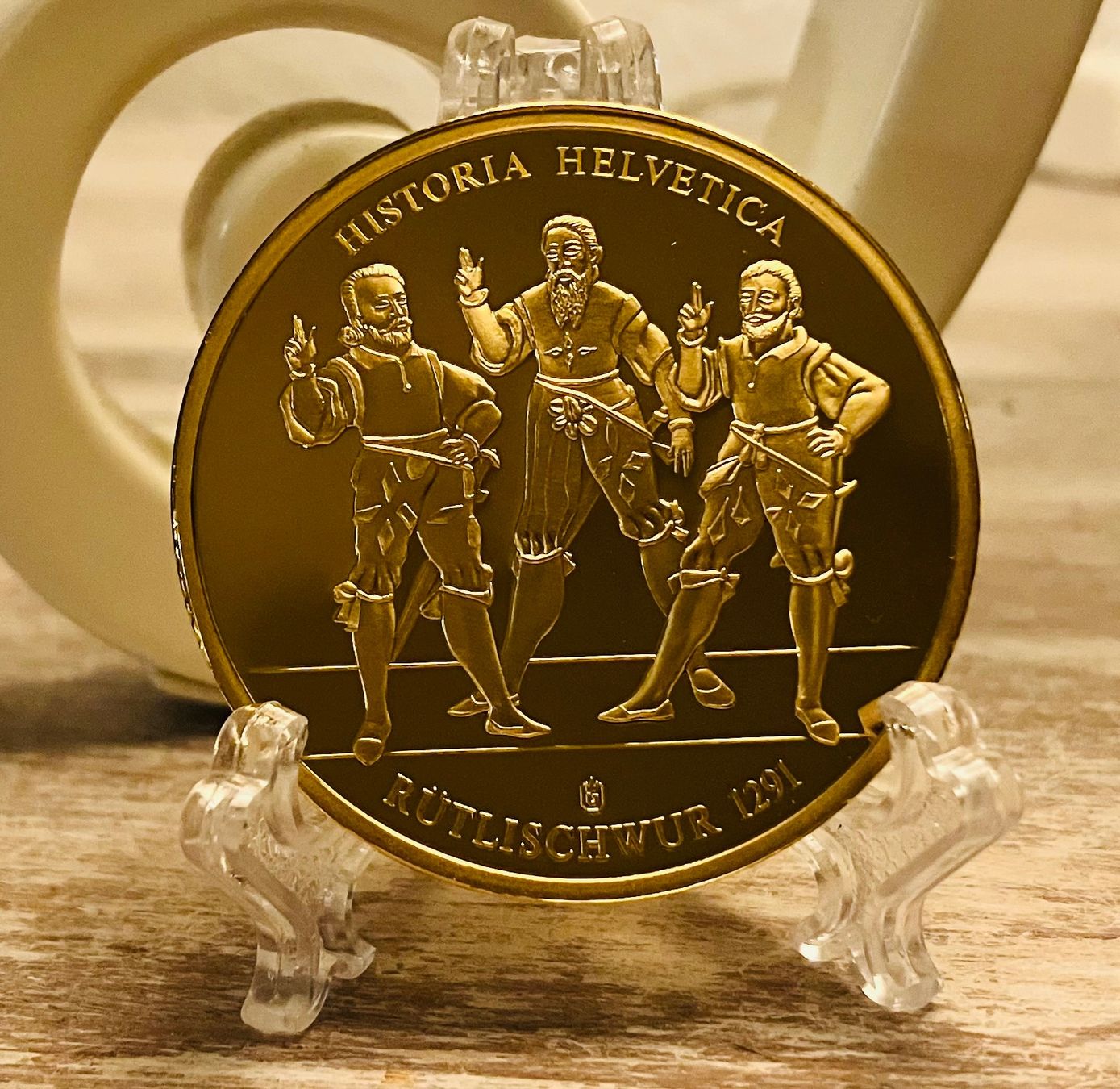 St. Gotthard- Tunnel vergoldete Medaille 🇨🇭2017 Top! (Neu (gemäss ...