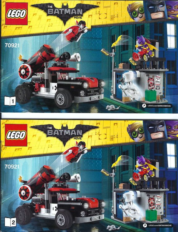LEGO® 70921 The LEGO Batman Movie - Harley Quinn Cannonball (Neu ...