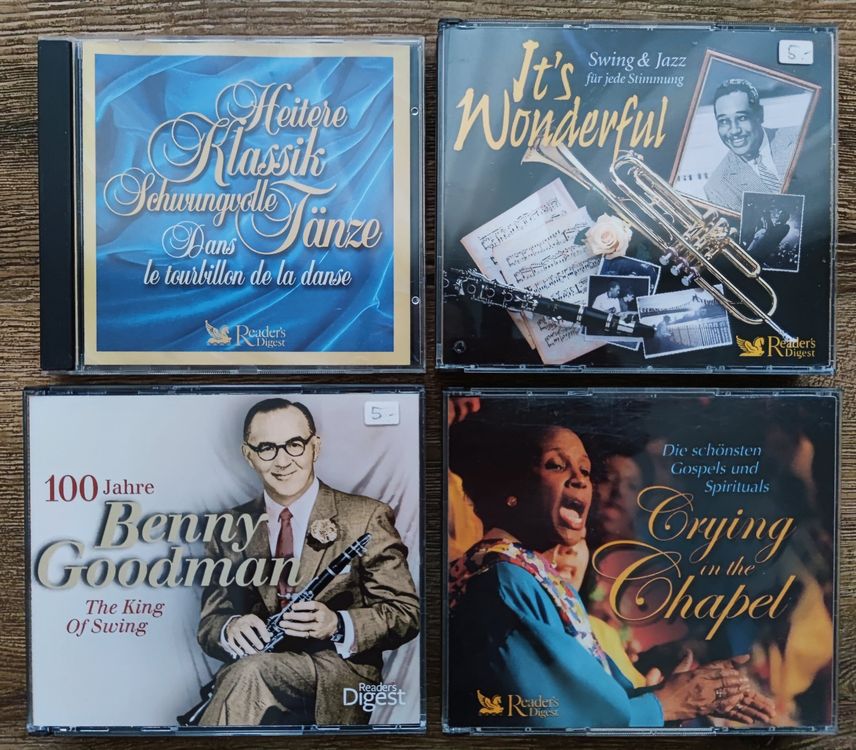 4 x 1-4 CD Set von Readers Digest (Gospel, Jazz, Klassik) (Neu (gemäss Beschreibung)) in ...