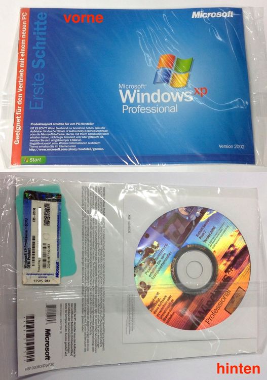 Microsoft Windows XP Professional ServicePack2 OEM CD | Kaufen auf Ricardo