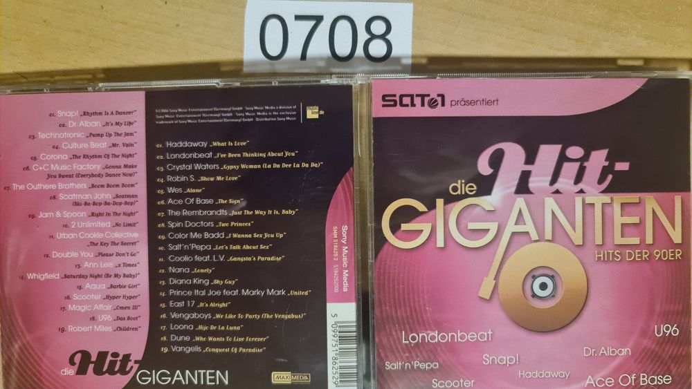 Die Hit Giganten Hits der 90er 2CD Set - Kult! (Gebraucht) in Dintikon ...