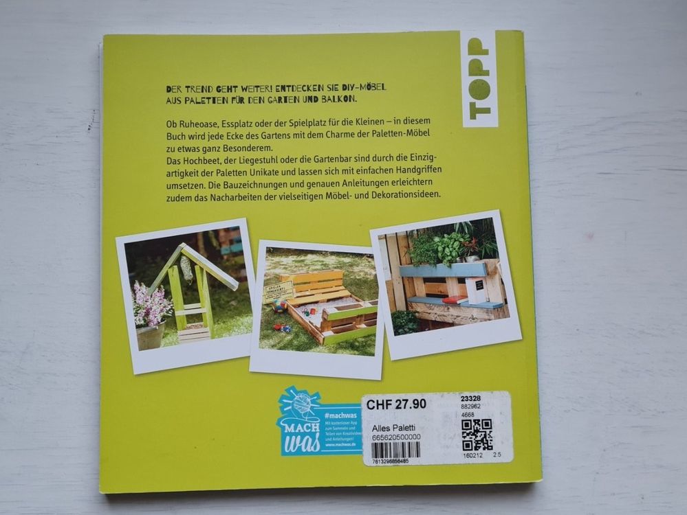 Alles Paletti Outdoor - DIY Möbel aus Paletten von TOPP (Gebraucht) in ...