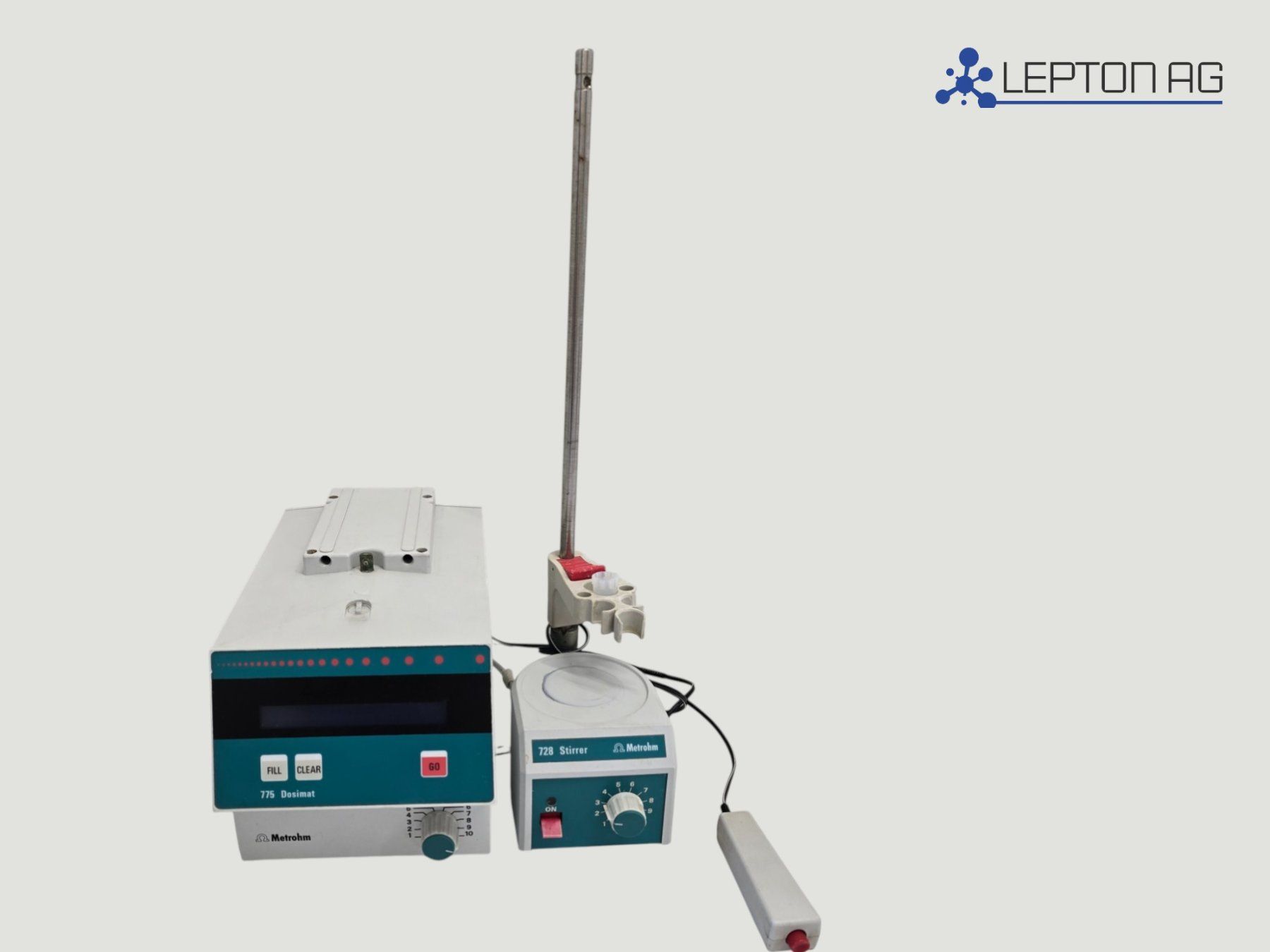 Metrohm 775 Dosimat mit 728 Stirrer und Druckknopf (Gebraucht) in ...