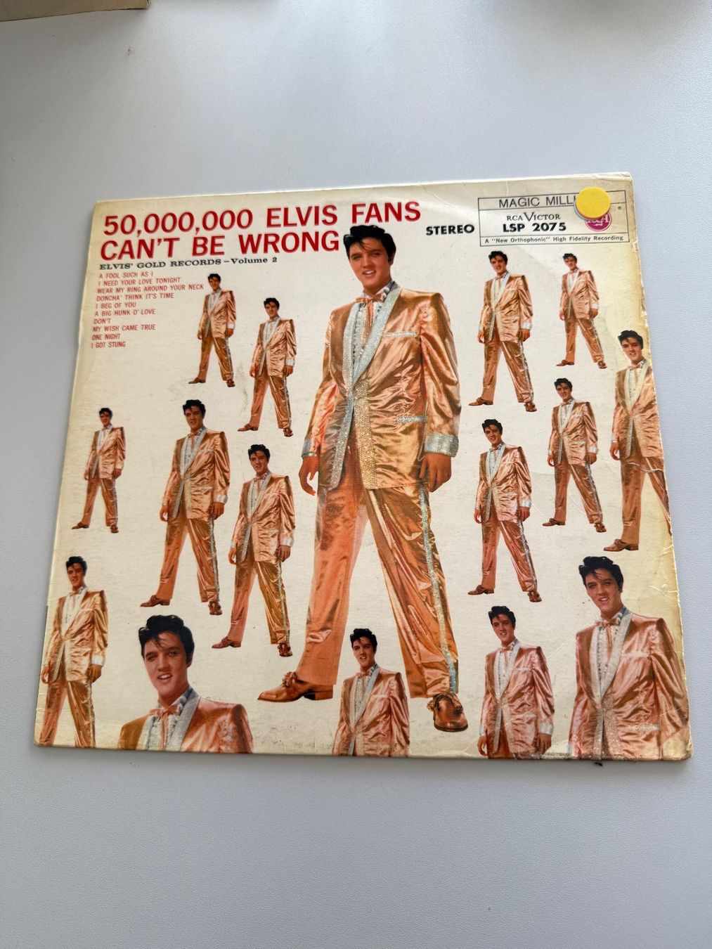 LP Vinyl Vintage Elvis Presley Fans cant be wrong GOLD Recor (Gebraucht ...