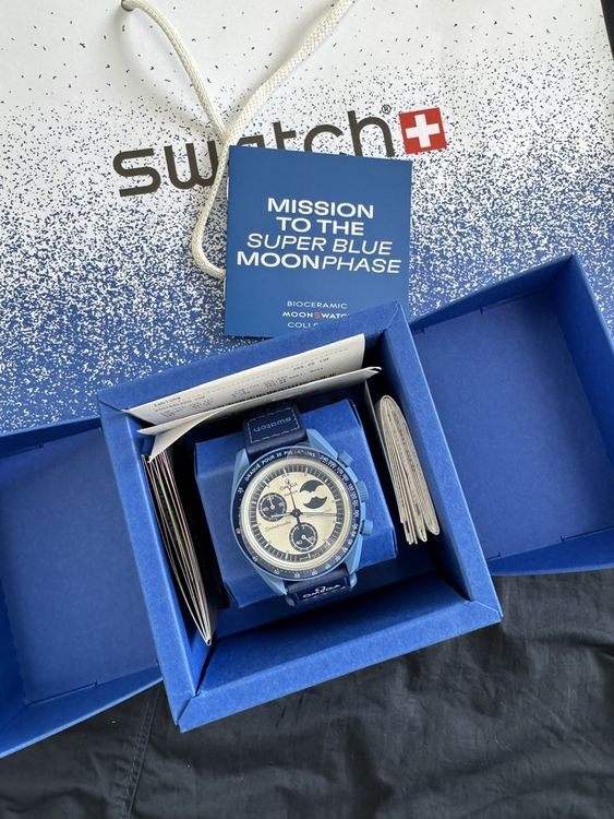 Swatch Moonswatch Mission to the Super Blue Moonphas (Neu und originalverpackt) in ...