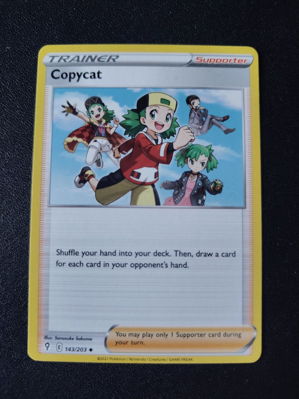 Copycat 143/203 Trainer Pokémon Evolving Skies 2021 EN ab 1. (Gebraucht ...