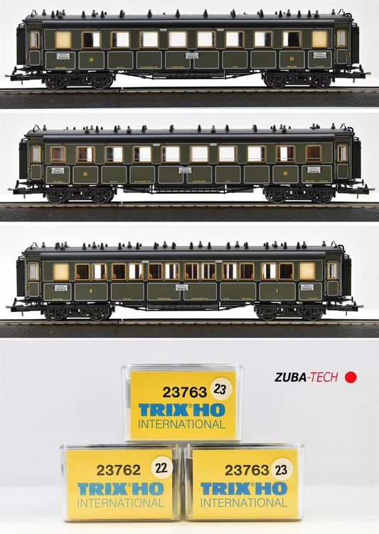 Trix 3x Personenwagen K.Bay.Sts.B. H0 GS | Kaufen auf Ricardo