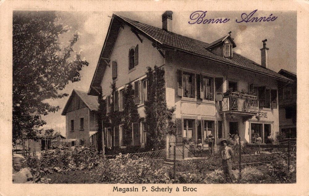 Carte Magasin P.Scherly à Broc 1920 (Gebraucht) in für CHF 38 – mit ...