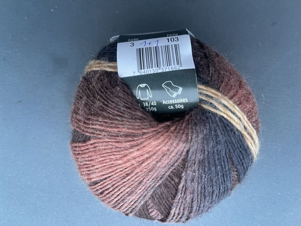 Seiden-Wolle: Colorelli von Schulana, 1 Knäuel (Neu (gemäss ...