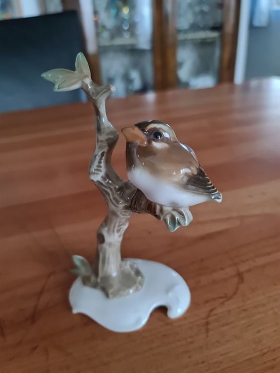 antike Porzellanfigur Hutschenreuther Kunstabteilung Vogel | Kaufen auf Ricardo
