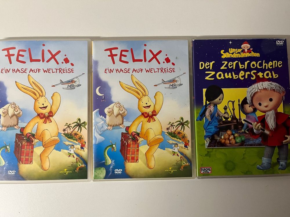 2x DVD Felix + DVD Unser Sandmännchen | Kaufen auf Ricardo
