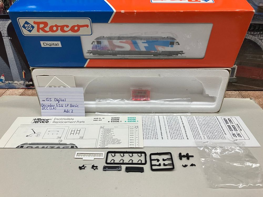 Roco 63506 SBB Re 460 056-5 "SF DRS", H0 GS DC Digital (Gebraucht) in ...
