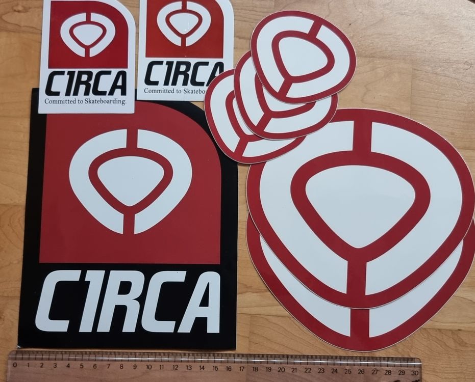 Circa Grosses Sticker Set Skateboarding Orginal (Neu (gemäss ...