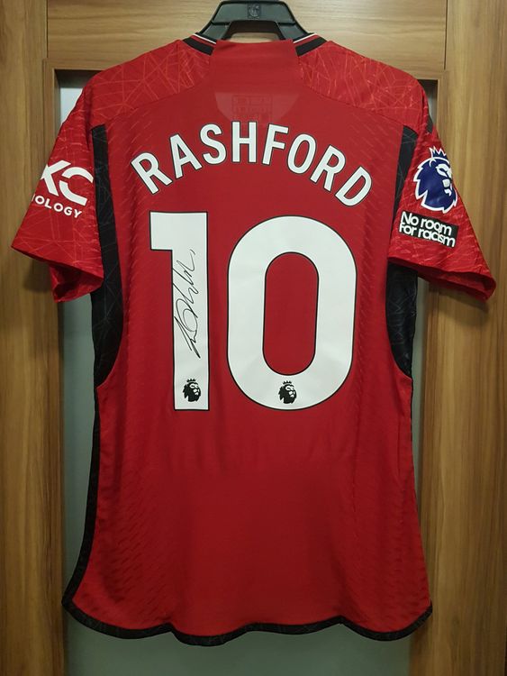 M.Rashford - Manchester United Home Spieler Trikot Signiert (Neu ...