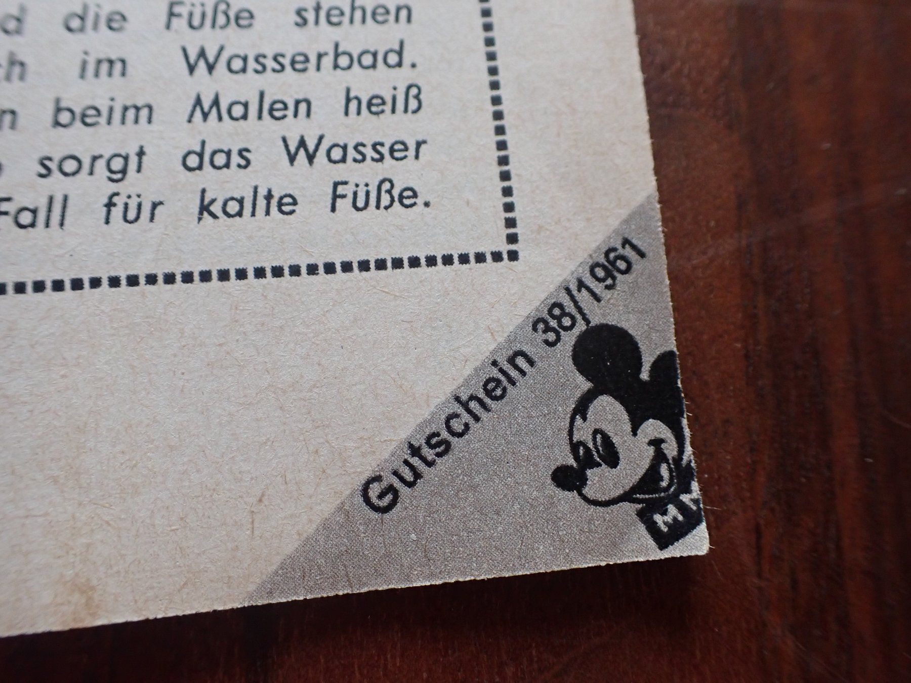 antikes MICKY MAUS Comic Heft Nr. 38 von 1961 Walt Disney (Gebraucht ...