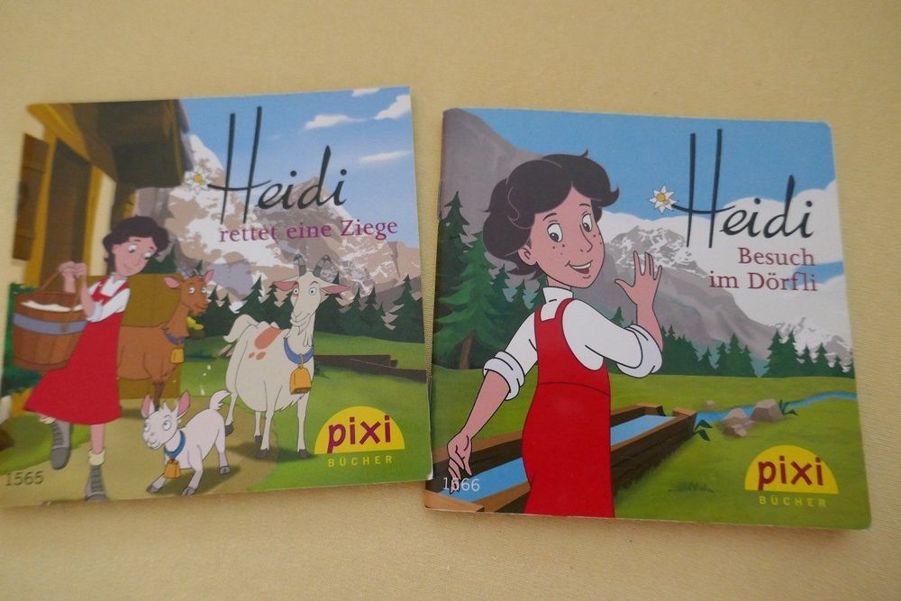 2 Heidi Büchlein: Ziege und Dörfli (Gebraucht) in Horgen für CHF 1.5 ...