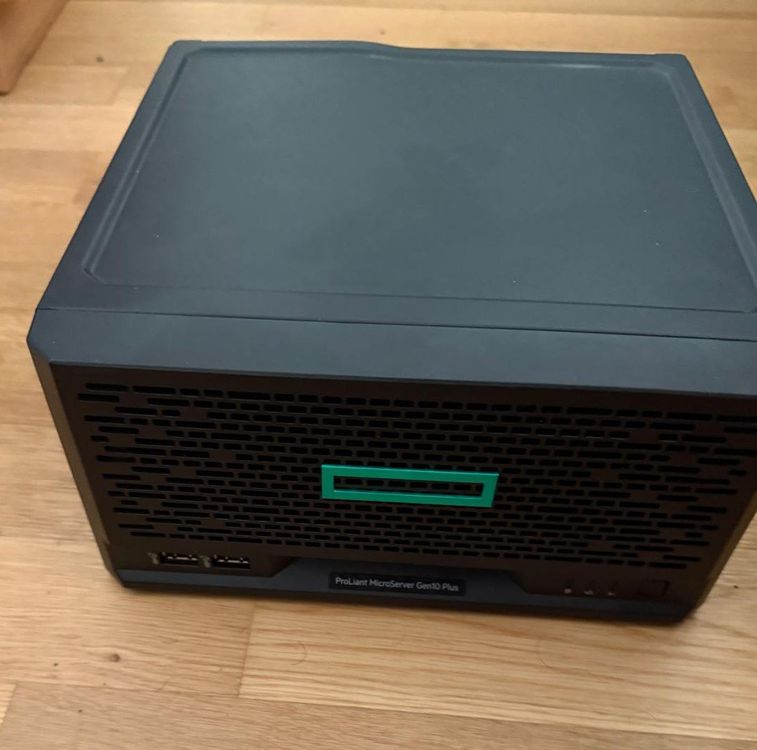 HPE ProLiant MicroServer Gen10 Plus+RAIDCard+SSD+2x6TO+32G (Gebraucht ...
