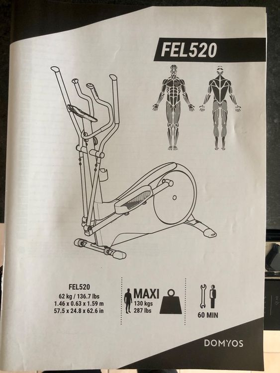 Vélo elliptique Domyos FEL520 | Kaufen auf Ricardo