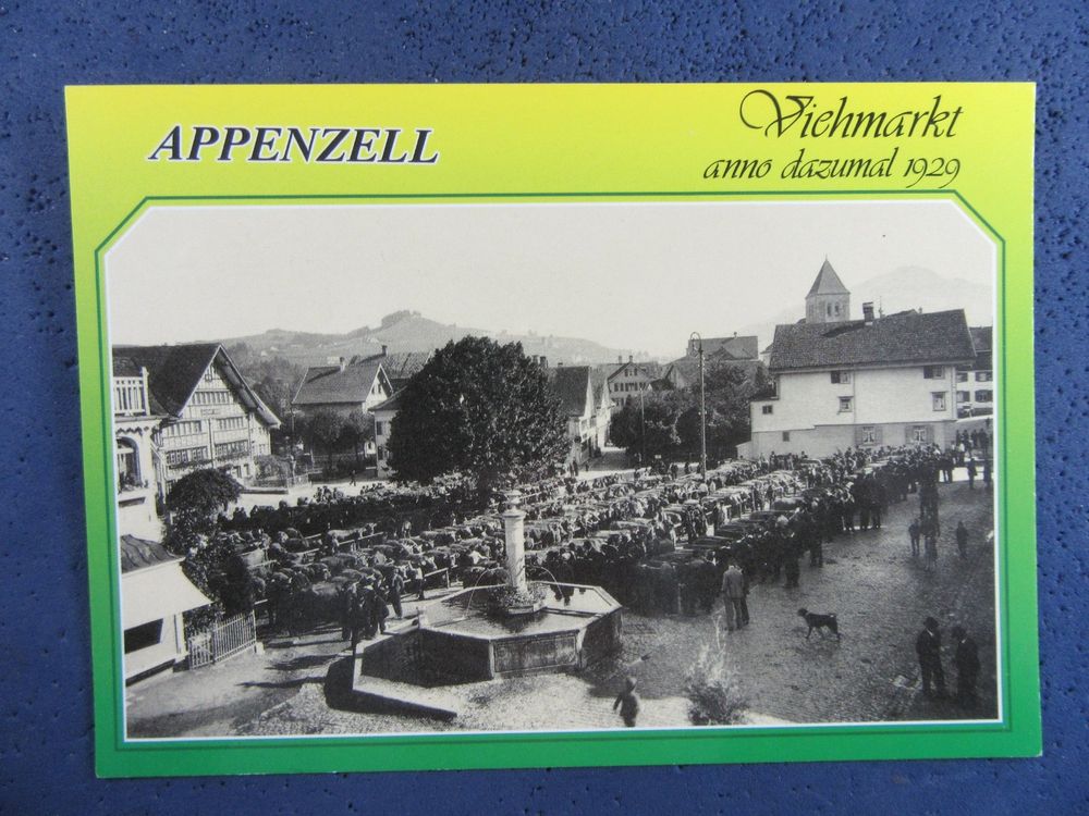 APPENZELL VIEHMARKT ANNO 1929 REPRO (Gebraucht) in Ettingen für CHF 4.95 – mit Lieferung auf ...