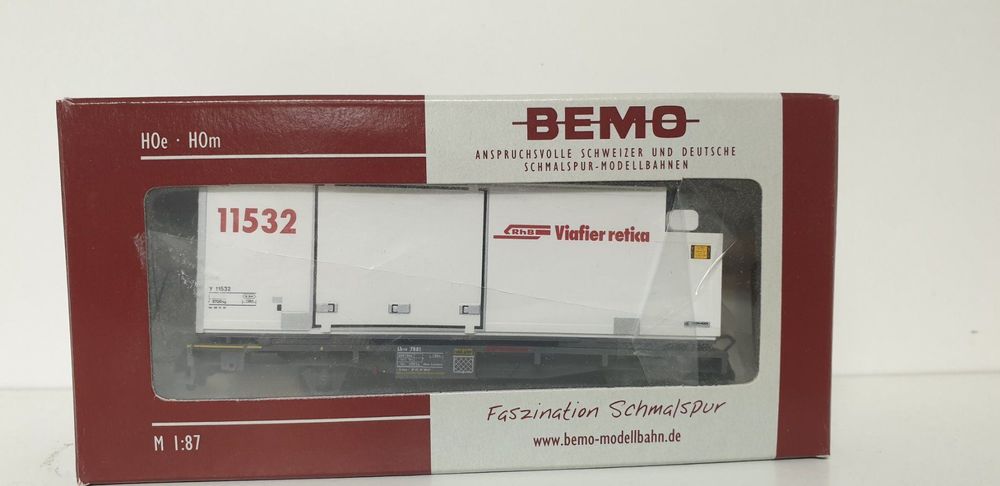 Bemo RhB Lb-v Container 2269 121 (Neu (gemäss Beschreibung)) in ...