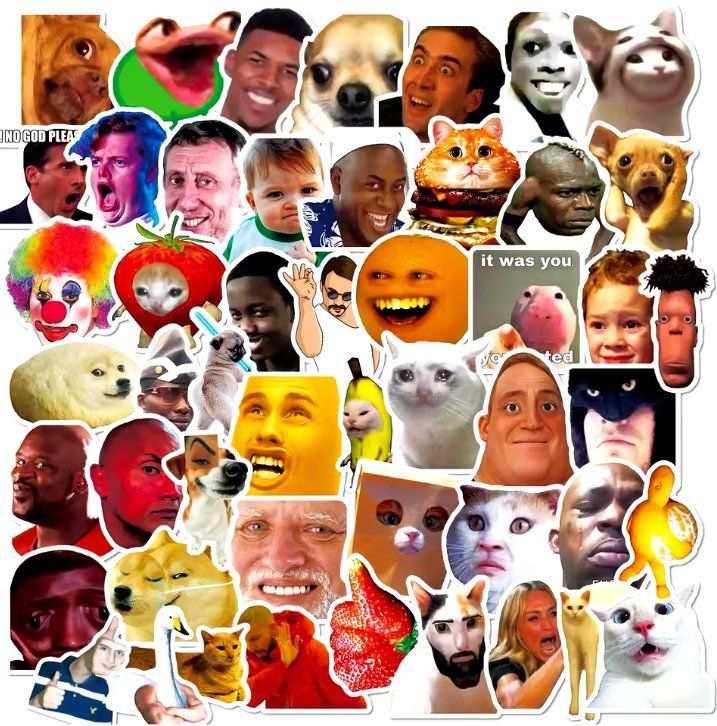 Aufkleber Sticker emojis Memes meme Pepe frog 25 stk. | Kaufen auf Ricardo