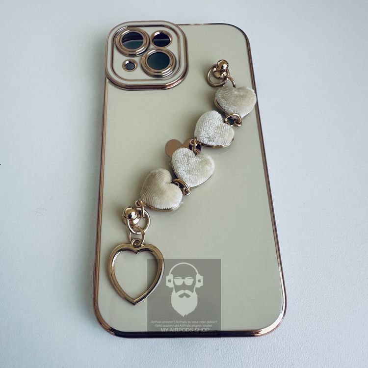 Schutzhülle Lux für iPhone 15 mit Herzkette Kameraschutz (Neu und ...